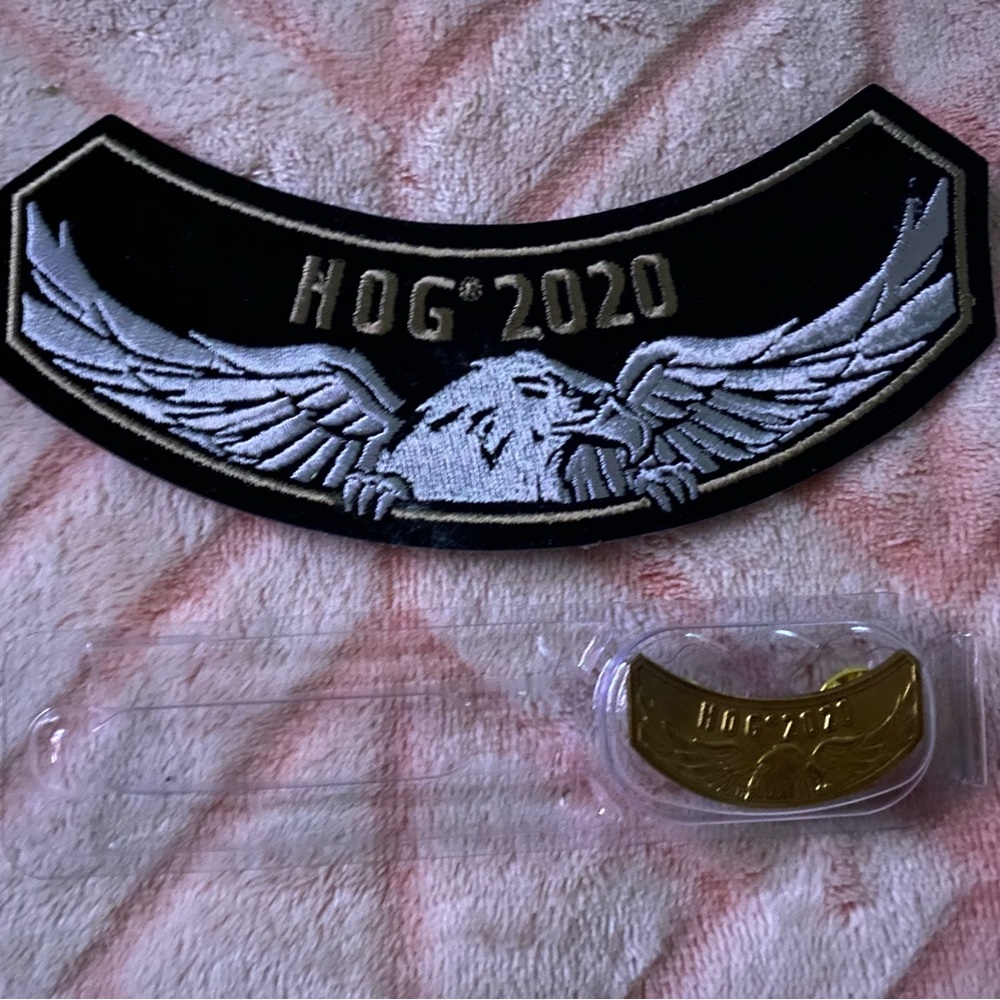 2020 Harley Davidson Hog Eagle Jacket Vest Patch And … - Gem